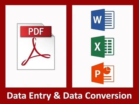 Pdf Conversion Into Ms Word Ms Excel And Ms Powerpoint Upwork