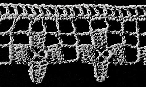Ravelry Filet Crochet Edging 761 Pattern By American Thread Company