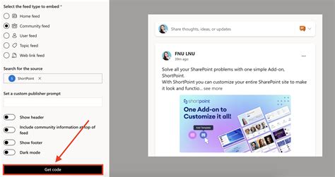 how to add a viva engage feed to a sharepoint page shortpoint support