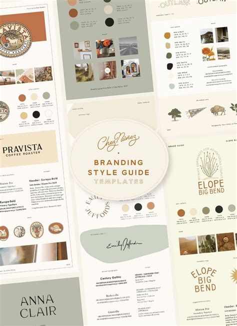 5 Customizable Brand Style Guides — Chez Núñez Style Guides Brand