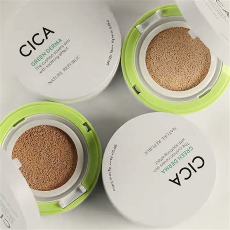 네이처리퍼블릭 묻어나지 않는 최강 고정력 그린더마마일드시카세럼커버쿠션 Youtube