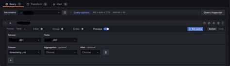Query Builder Rgrafana