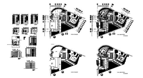 Shopping Mall Complex Building Detail 2d View Layout Plan In Dwg Format Cadbull