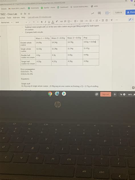 Grade 12 Chemistry Error Propagation How Do I Find It When Calculating The Average R