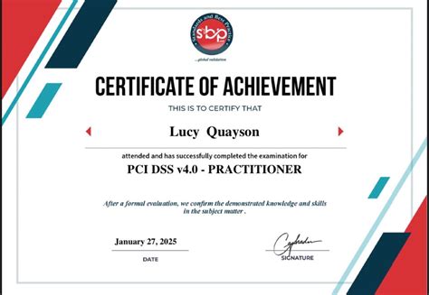Pcidss Cybersecurity Dataprotection Continuouslearning Projects Lucy Quayson 19 Comments