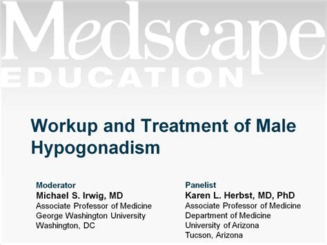 Ppt Workup And Treatment Of Male Hypogonadism Powerpoint Presentation Id2309010