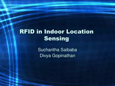 Ppt Rfid In Indoor Location Sensing Powerpoint Presentation Free Download Id1717091