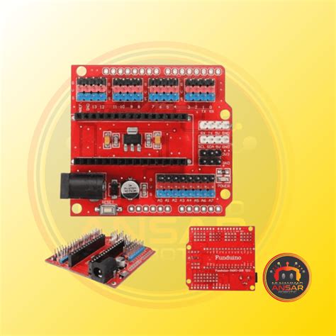 Arduino Nano Io Expansion Sensor Shield Red Module Uno Ma Robotic