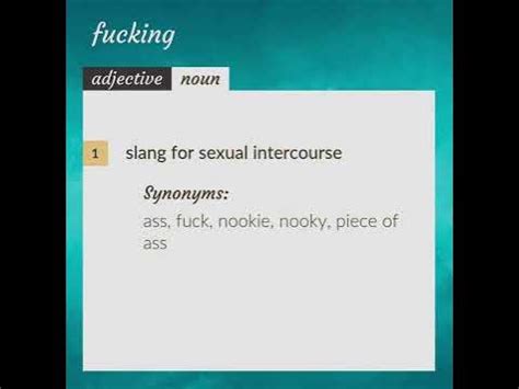 Fucking Meaning Of Fucking Youtube