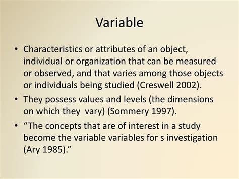Ppt Research Problem Statement Construct Concept And Variables
