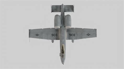 A 10 Warthog Top View