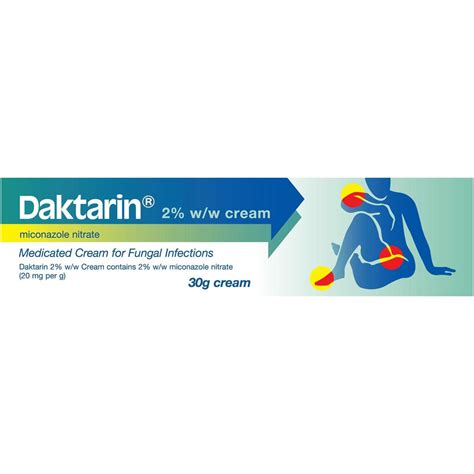 Daktarin Cream 30g Phelans Pharmacy