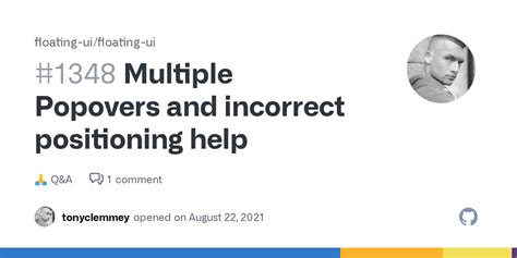 Multiple Popovers And Incorrect Positioning Help Floating Ui Floating Ui Discussion