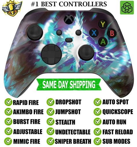 Crystals Silent Modz Rapid Fire Modded Controller For Xbox Series X S