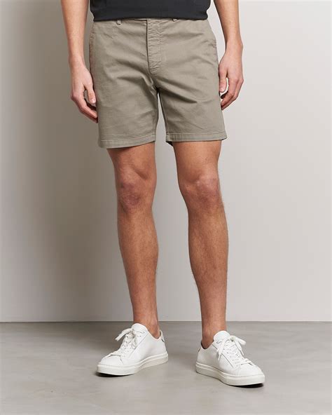 Tiger Of Sweden Caid Cotton Shorts Dusty Green At