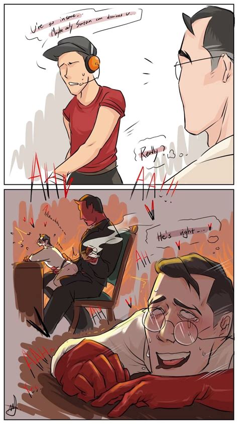 Rule 34 Ahe Gao Devil Gay Gay Sex Glasses Half Hihat Male Male Only Medic Team Fortress 2