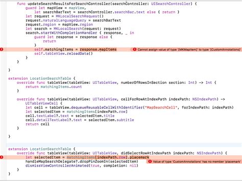 Ios Search Annotations In Mapview Stack Overflow