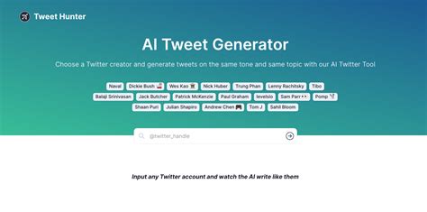 ai tweet generator v1 ai tool for twitter posts