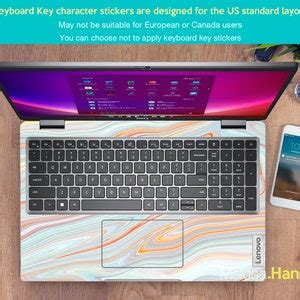Lenovo Laptop Skin Yoga I Personalized Customizable Abstract Vinyl Gift For Women For Lenovo
