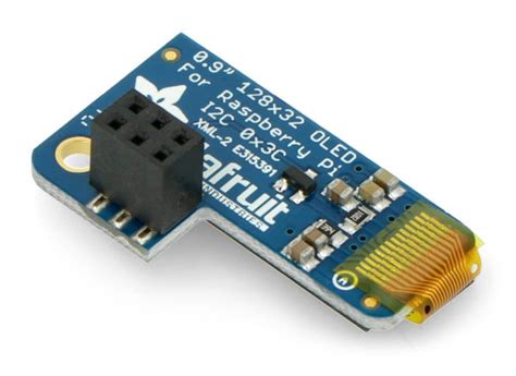 PiOLED OLED Display x px I C Overlay für Raspberry Pi Adafruit Botland