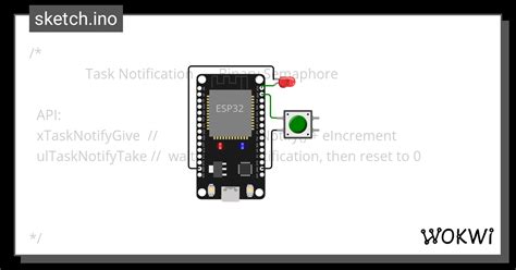 Freertos Notification Binary Semaphore Copy Wokwi Esp32 Stm32