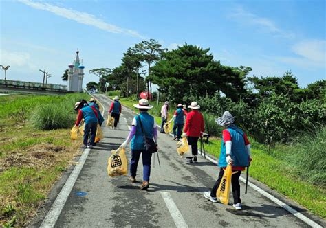 함평군 ‘샛강 살리기 하천 환경정화활동 실시