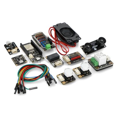 Hackster And Dfrobot Iot Starter Eedu Kit Set Of Iot Sensors Esp32