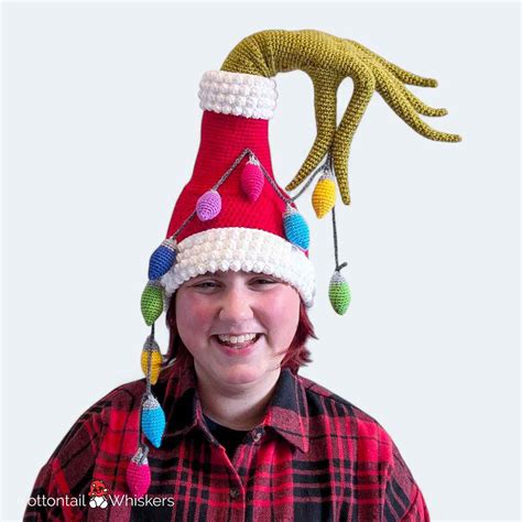 Stolen Christmas Grinch Hat Crochet Pattern Amigurumi