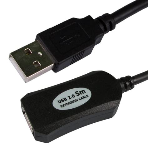 Kenable USB 2 0 Active Male To Female Extension Lead BUS Powered Ca