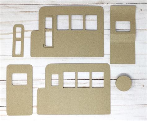 Diy School Bus From A Recycled Box Paper Glitter Glue