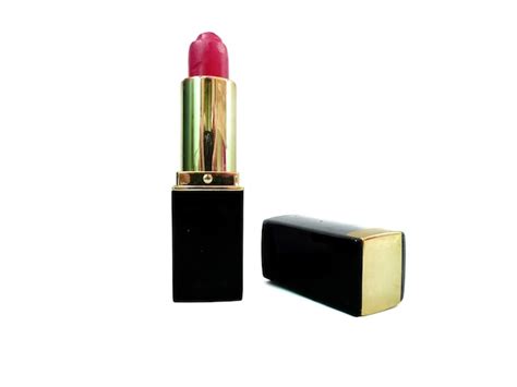 Premium Photo Close Up Of Red Lipstick Against White Background