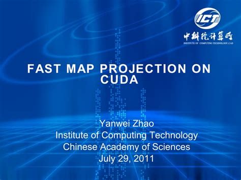 Fast Map Projection On Cudappt