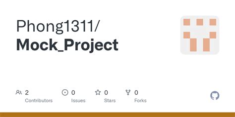 GitHub Phong Mock Project