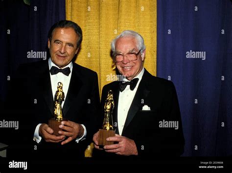 Joseph Barbera And William Hanna At The 1987 Angel Awards Credit Ralph