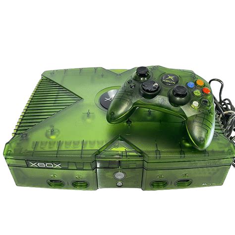 Microsoft Xbox Original Translucent Green Edition Konsoll