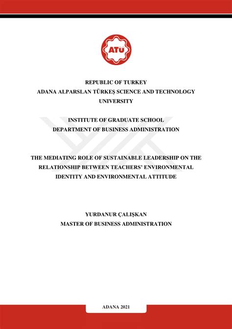Pdf The Mediating Role Of Sustainable Leadership On The Relationship