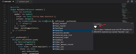 Show Icon Preview In Doc Snippet Issue Dart Code Dart Code GitHub