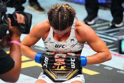 Mackenzie Dern Breaks Down In Tears As She Gives New Belt To Her