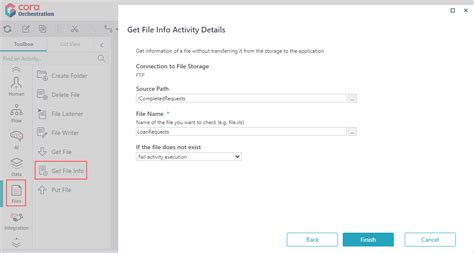 Get File Info Activity Overview Genpact Cora Knowledge Center