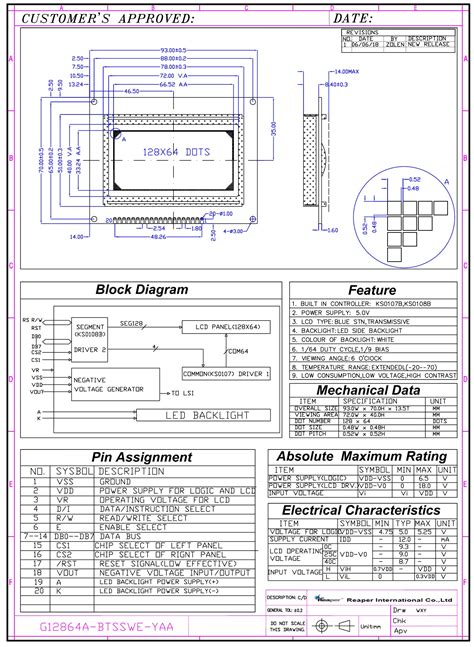 mono graphic lcd module 12864 universal serial parallel lcd display
