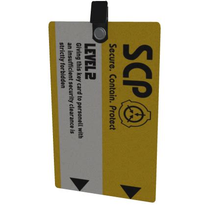 SCP Level Keycard Roblox