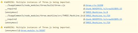 Warning Multiple Instances Of Threejs Being Imported · Issue 156
