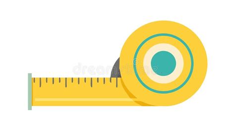 Measuring Tape Reel Icon Precision Measurement Tool Vector Design Generative Ai Stock Vector