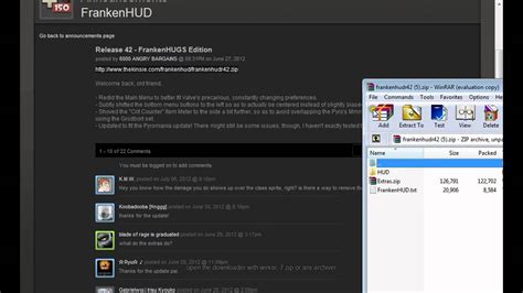 How To Get And Install FrankenHud A TF Custom HUD HD YouTube