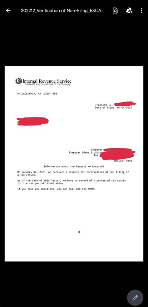 Irs Verification Complete R Irs