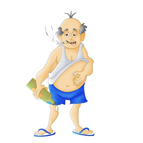 Free Betrunkener Alter Mann 11702801 PNG With Transparent Background