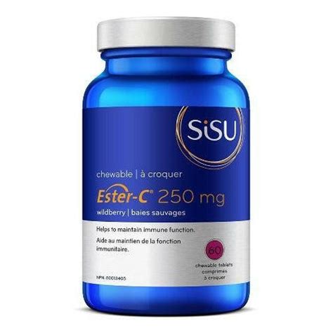 Sisu Ester C 250 Mg Enfants And Adultes Gagné En Santé