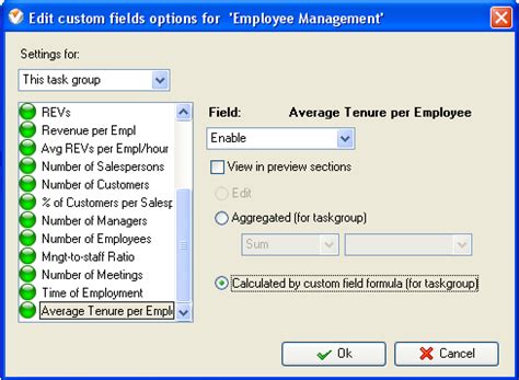 Average Tenure Per Employee