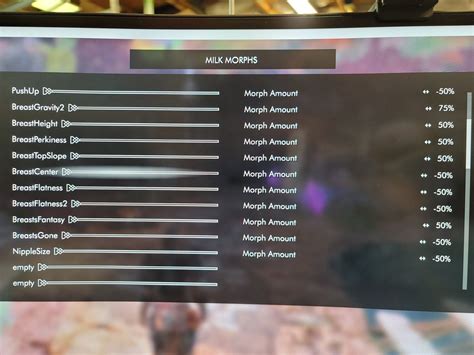 MilkMod Morph Editor My Setting Downloads Skyrim Special Edition Adult Mods LoversLab