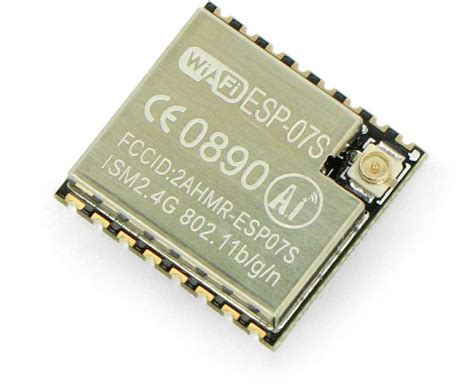 Oem Wifi Modulis Esp 07s Esp8266 9 Gpio Adc U Fl Jungtis Modelis An 16184 žema Kaina
